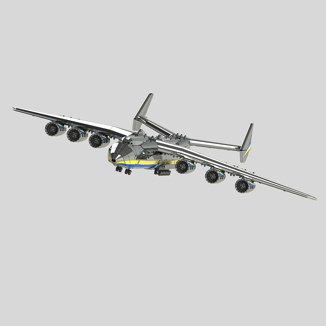 Ukrainian Dream Official Cargo Aircraft Model DIY 3D Metal Puzzle