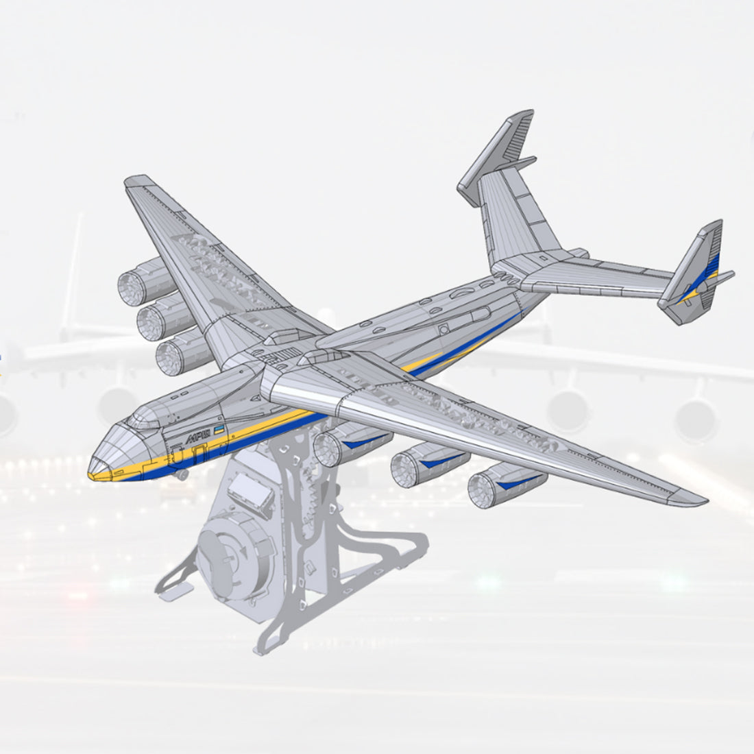 Ukrainian Dream Official Cargo Aircraft Model DIY 3D Metal Puzzle