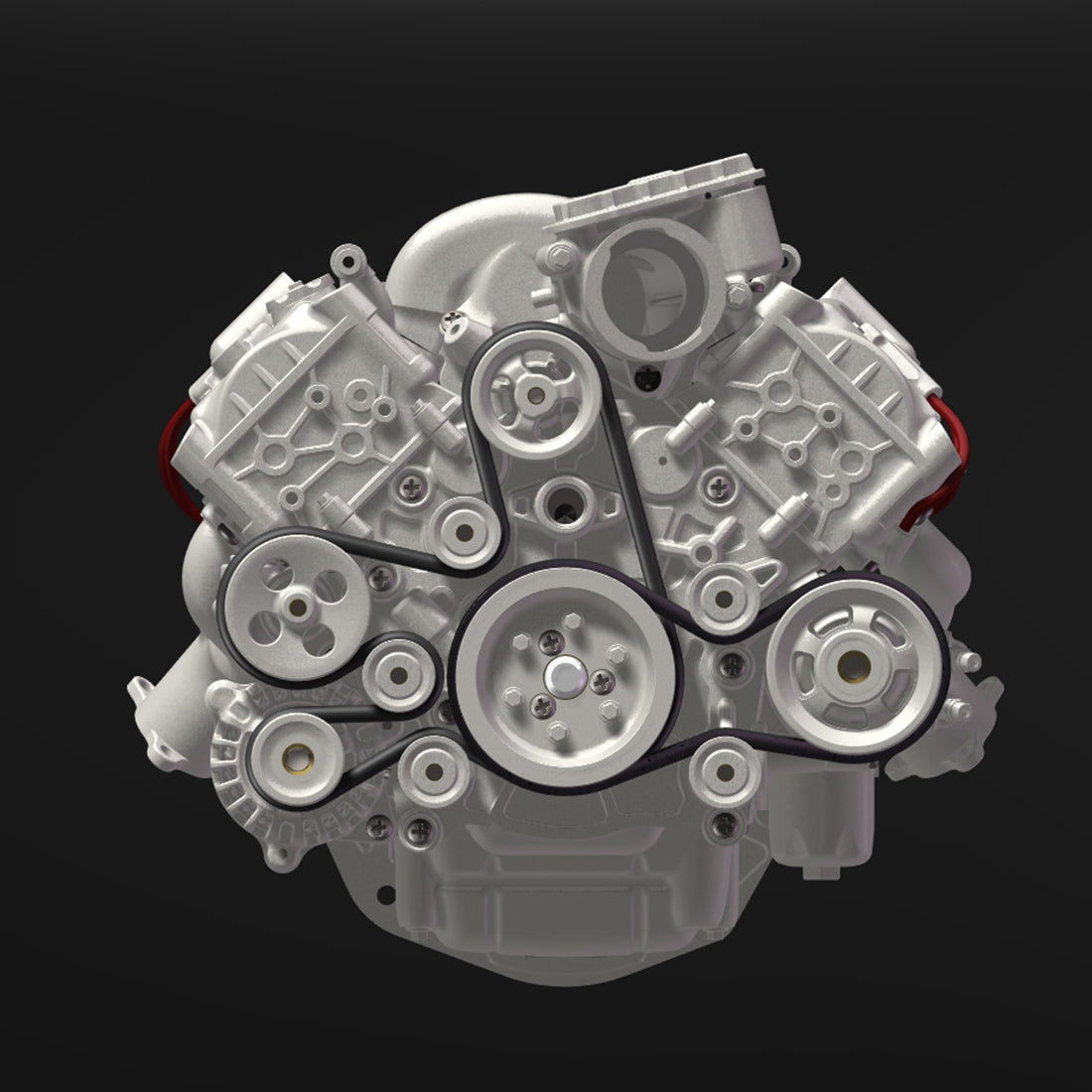 MAD RC V8 Engine Internal Combustion Engine Model Original Color