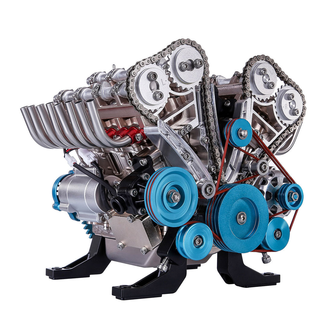 V8 Engine TECHING 3D Metal Mechanical Engine Model Science Experiment