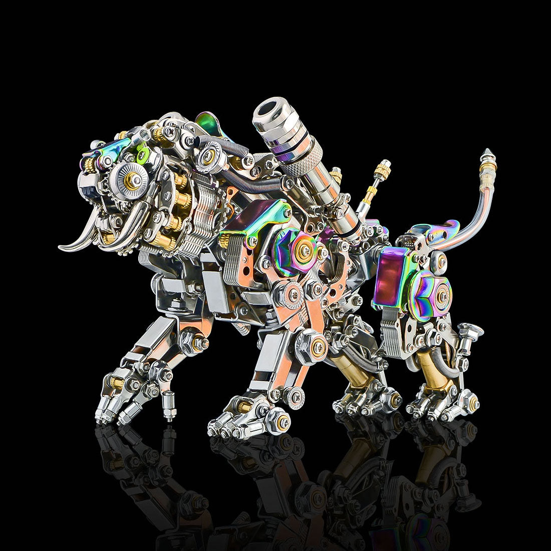 Extinct Smilodon Saber Tooth Tiger 650PCS+ 3D Metal Model Kits for Adu
