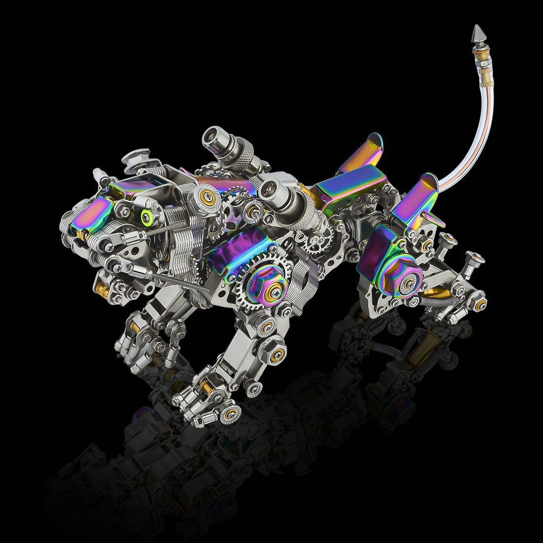 Extinct Smilodon Saber Tooth Tiger 650PCS+ 3D Metal Model Kits for Adu