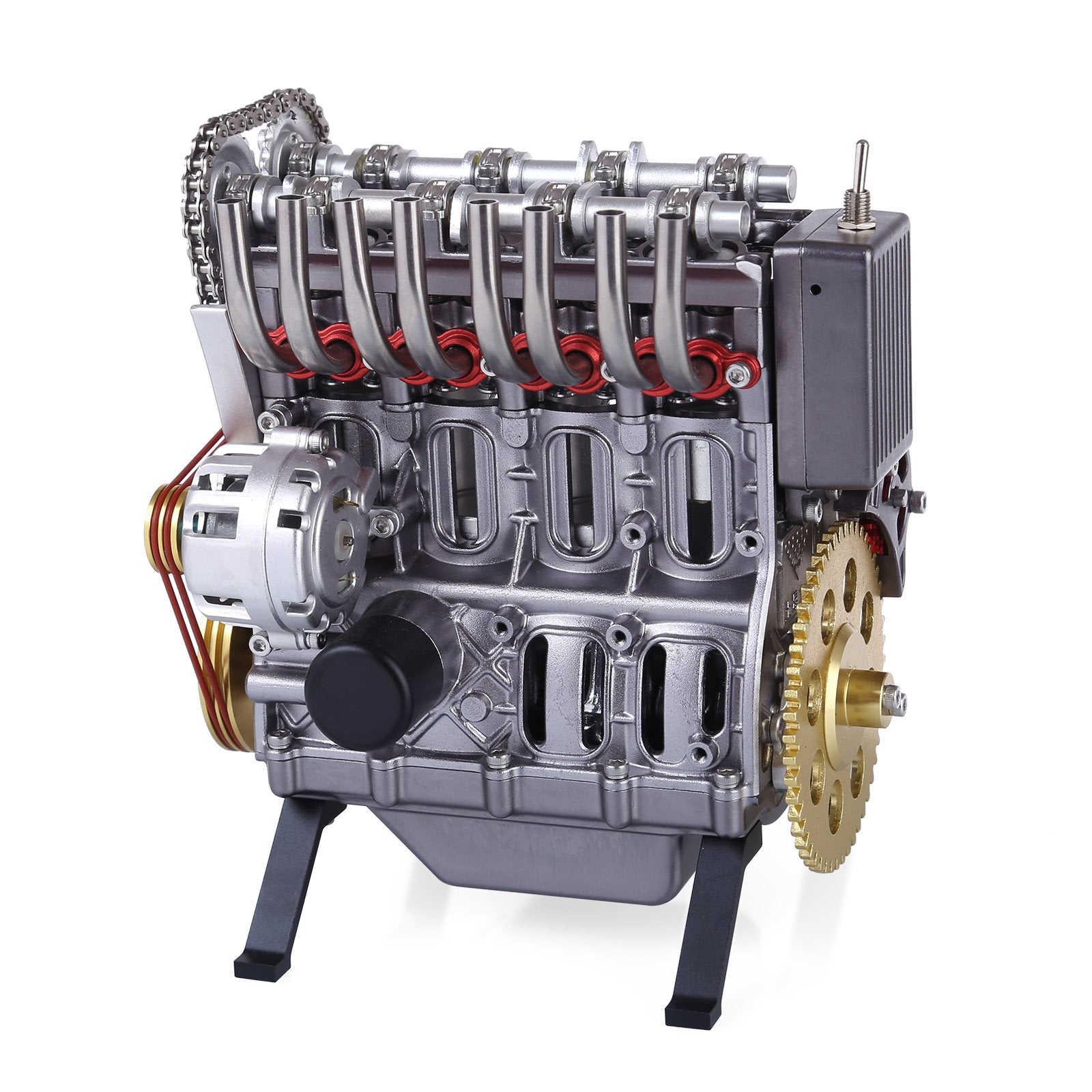 Teching DM13-L4-T Inline 4 Cylinder Car Engine L4 DIY Assembly Metal M